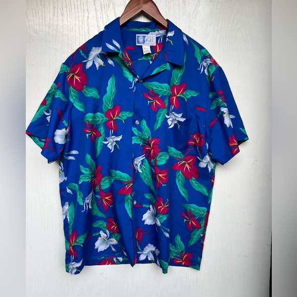 RJC | Shirts | Vintage Rjc Hawaiian Shirt Xl Mens Short Sleeve Floral ...